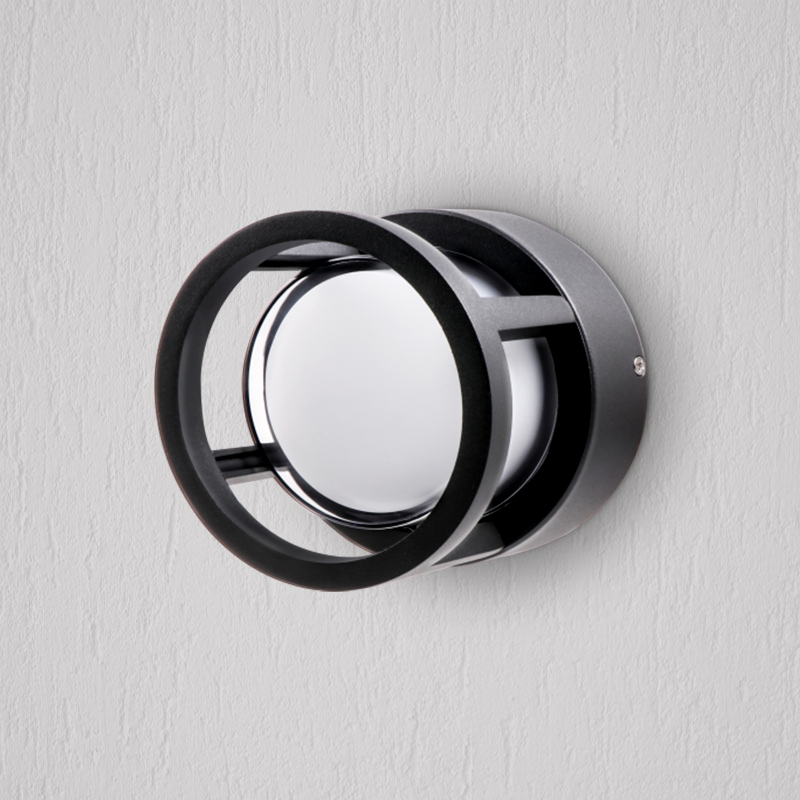Applique Murale Rond LED Noir PROLIGHT+ | Eurolight